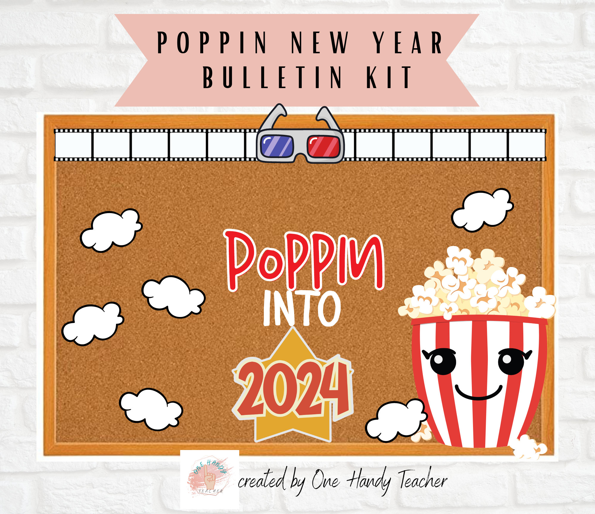 Popcorn Border For Bulletin Board