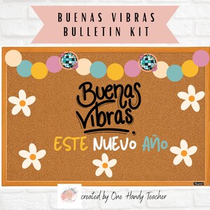 Happy New Year Bulletin, Good Vibes New Year Bulletin, Bulletin Board ...