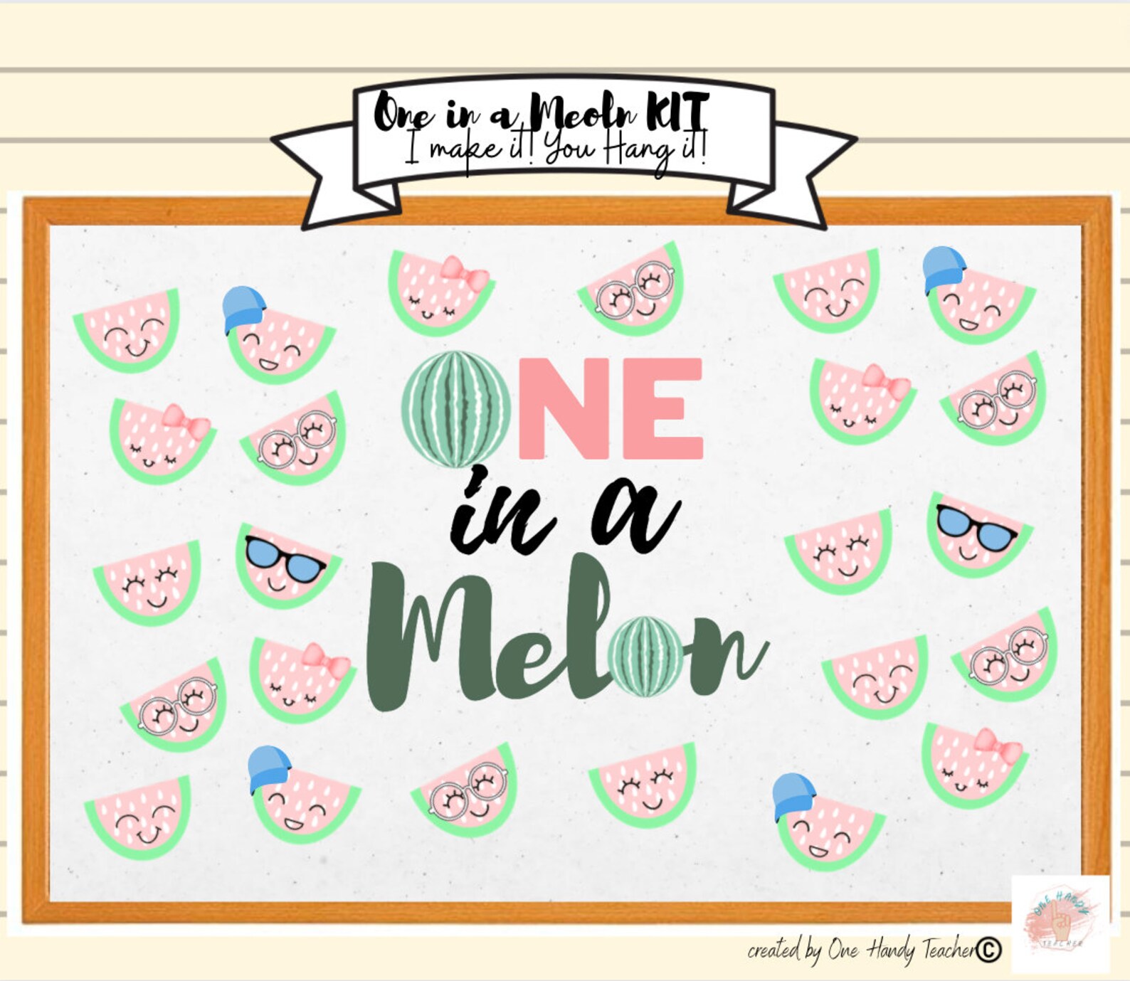 Watermelon Bulletin Summer Bulletin Back to School Welcome - Etsy