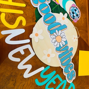 Happy New Year Bulletin, Good Vibes New Year Bulletin, Bulletin Board ...