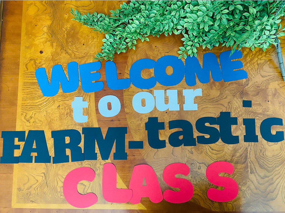 Farm Theme Bulletin Barnyard Bulletin Bulletin Board Kit - Etsy