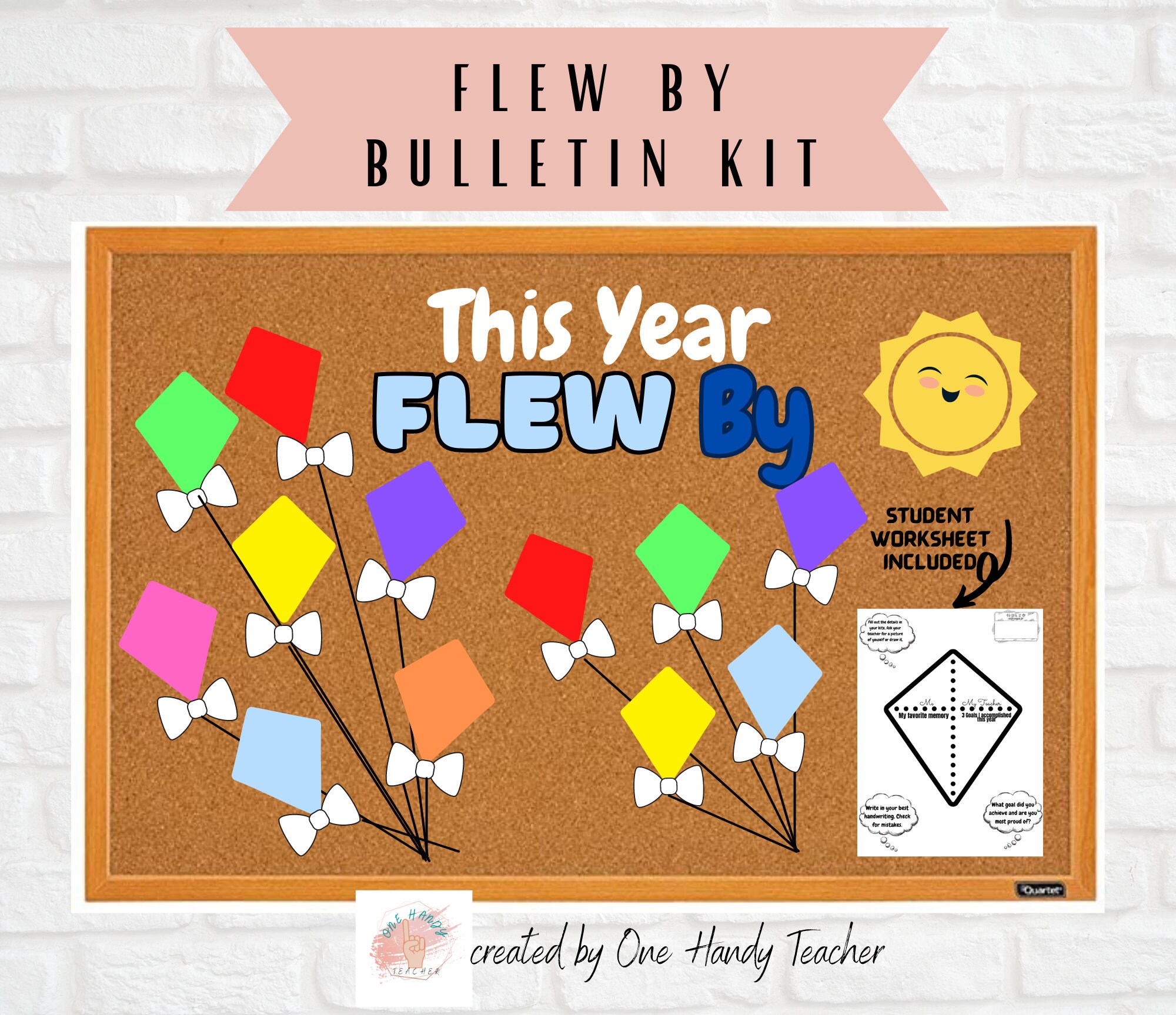 Kite Template For Bulletin Board