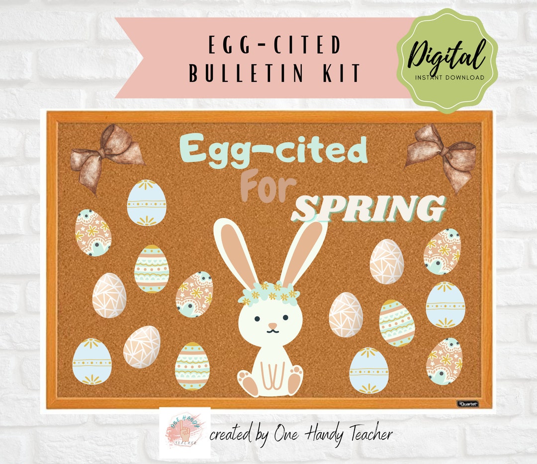 Easter Bulletin, Spring Bulletin, Teacher Classroom Decor, Office Decor ...