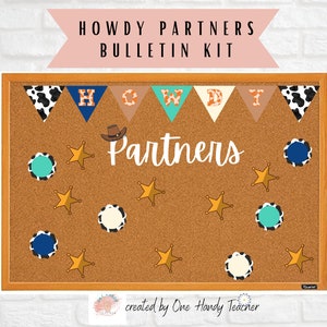 Western Theme Bulletin, Cow Print Bulletin, Cowboy Bulletin, Bulletin ...