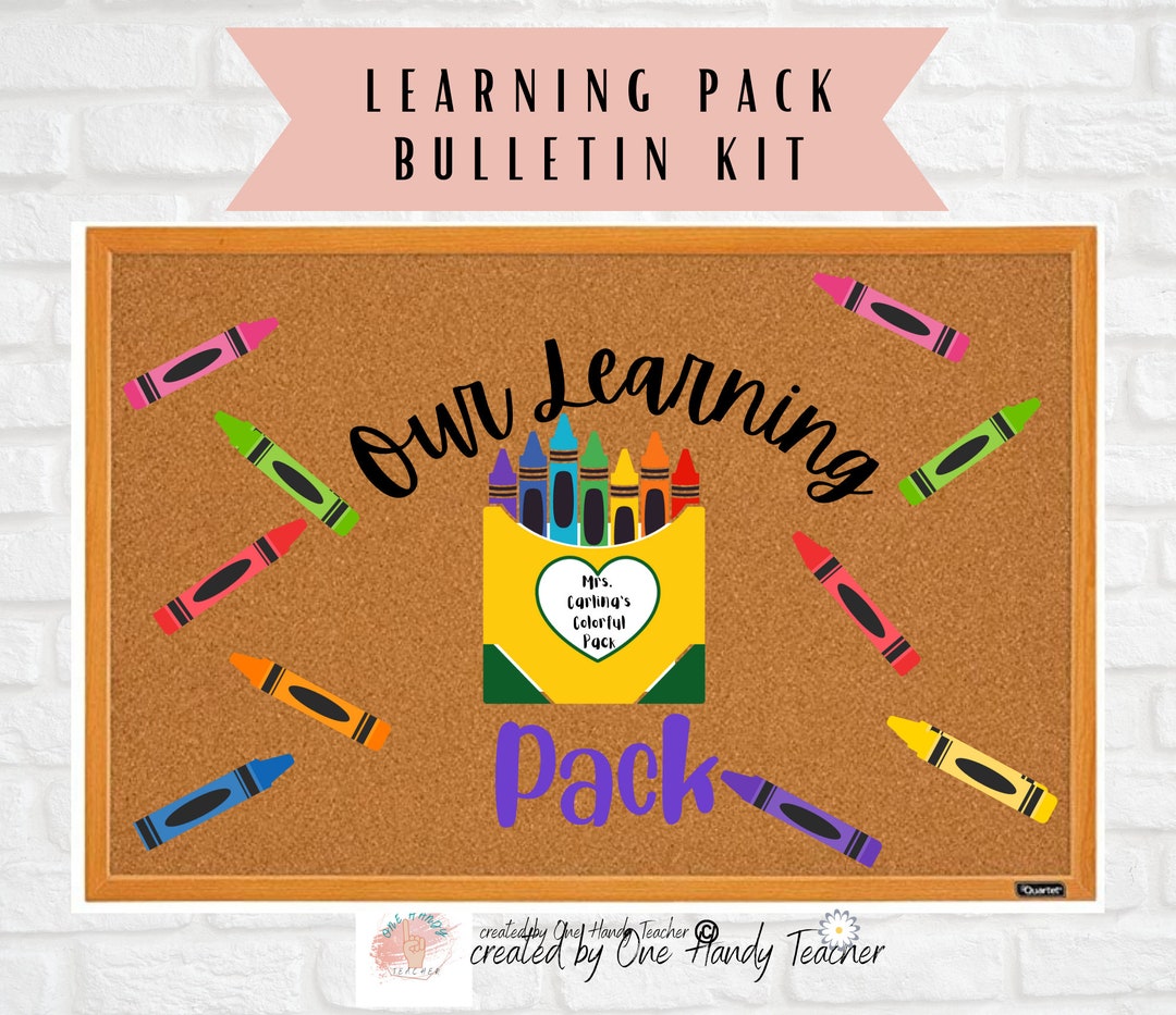 Welcome Bulletin, Crayon Box Theme, Office Bulletin, Bulletin Board Set ...