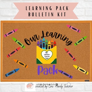 Welcome Bulletin, Crayon Box Theme, Office Bulletin, Bulletin Board Set ...