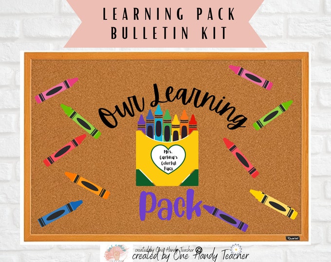 Welcome Bulletin, Crayon Box Theme, Office Bulletin, Bulletin Board Set ...