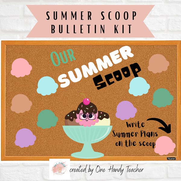 Ice Cream Bulletin Board - Etsy