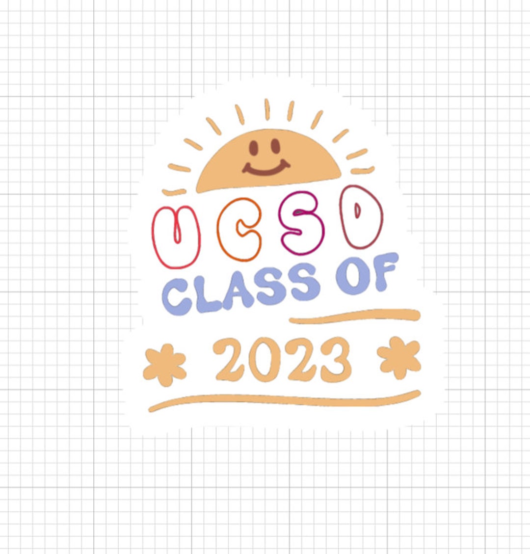 UCSD Class of 2023 UC San Diego Sticker Graduating Class - Etsy