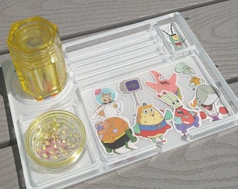 Spongebob Rolling Tray - Etsy UK