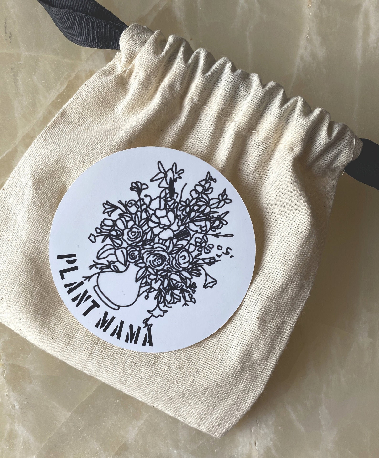 Plant Mama pegatina artista francés Soline Lemoine | Etsy