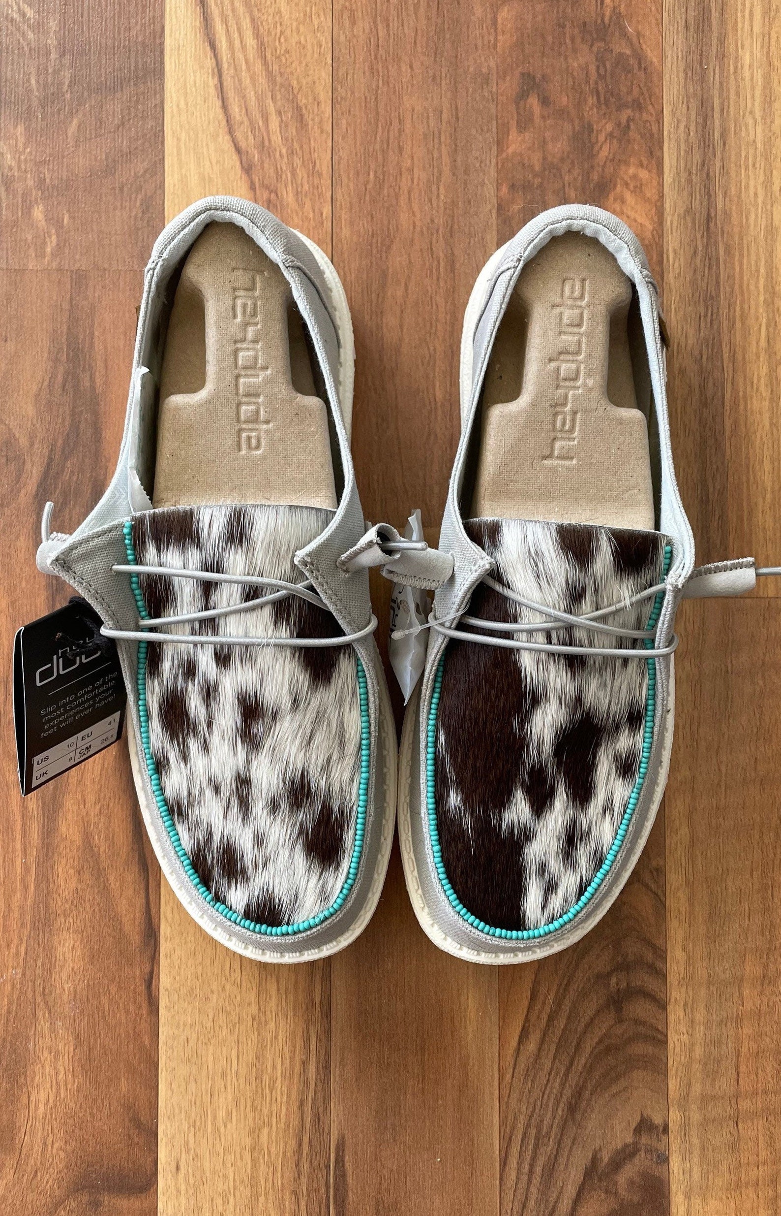 Turquoise Fever on Chambray Light Grey - Etsy