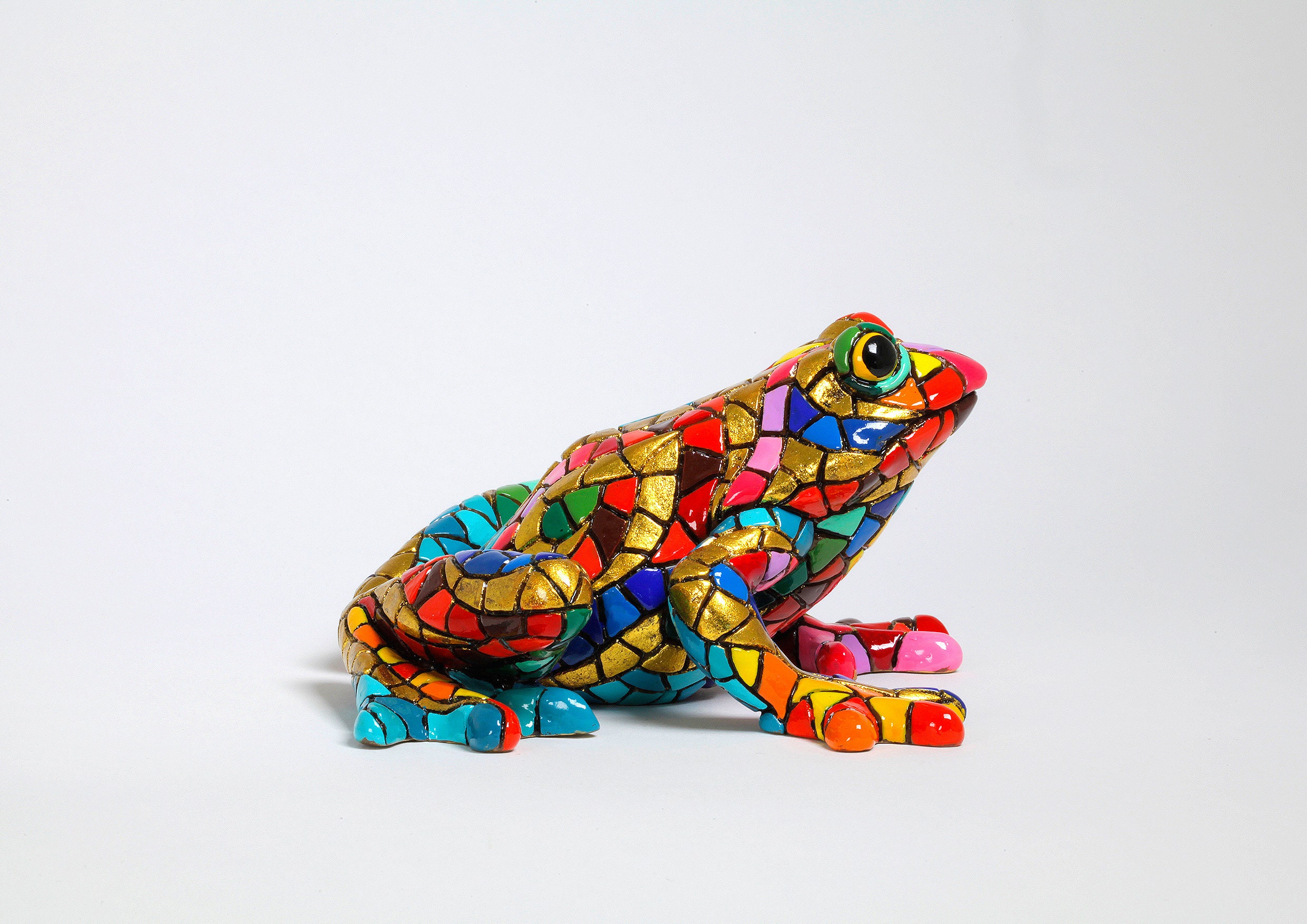 Frog 15 Cm depth Carnival Barcino Designs Unique Hand - Etsy