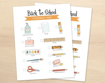 Back to School Scavenger Hunt, Teachers, Teaching, New School, Students ...