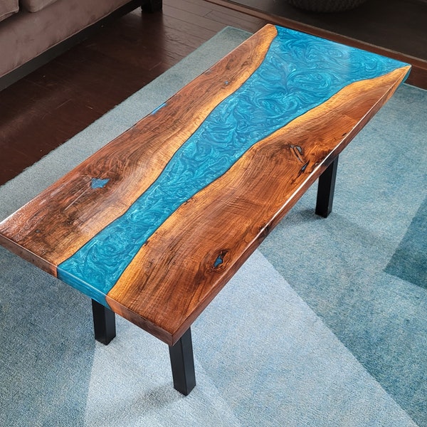 River Coffee Table - Etsy