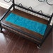 Turquoise Blue Epoxy River Bar Cart - Etsy