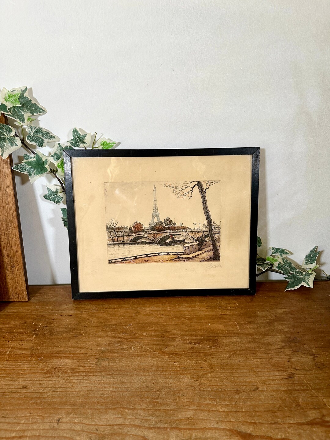 Vintage Eiffel Tower Paris Print by Marcel Julien Baron Vintage Paris ...