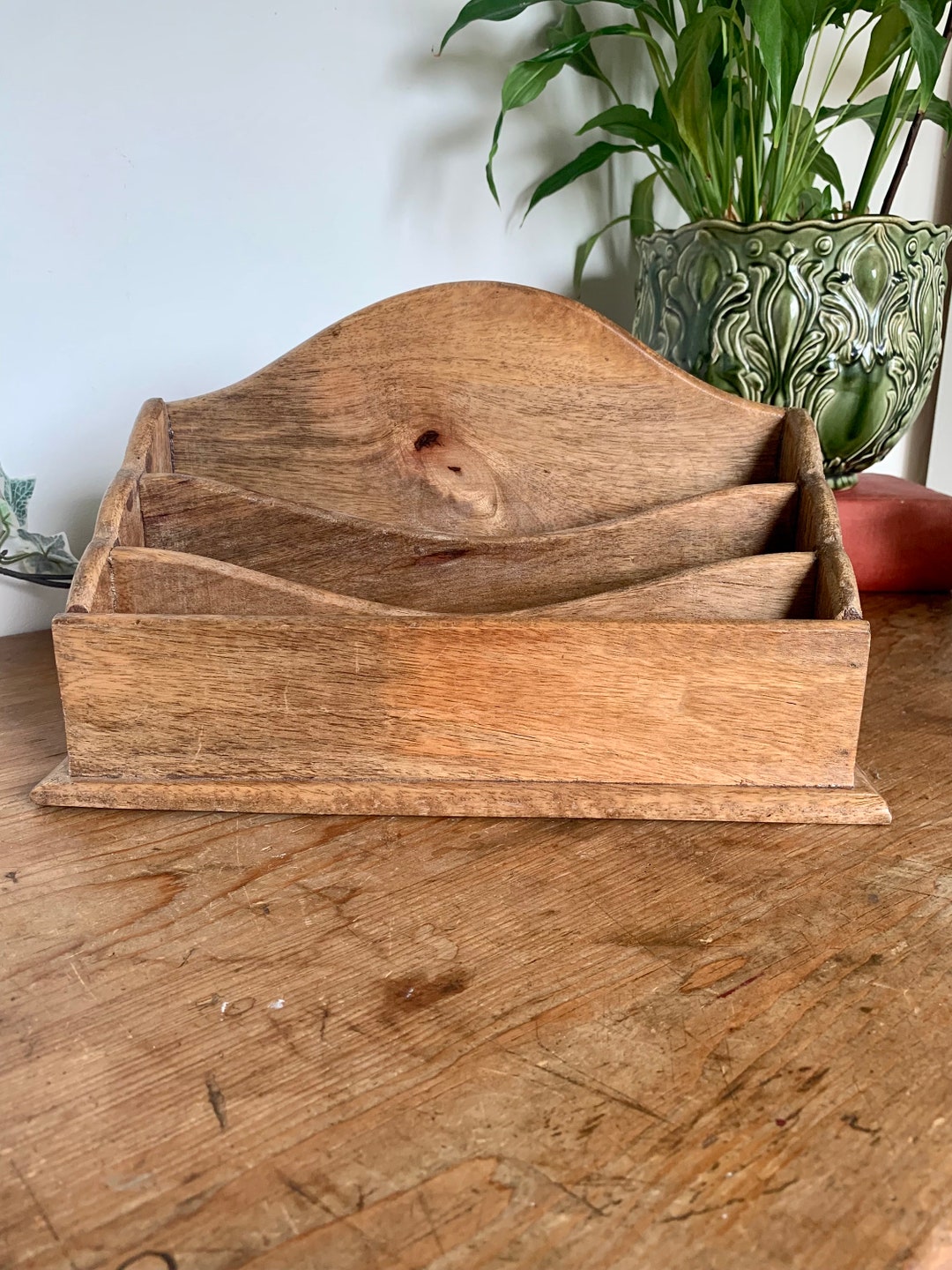 Large Vintage Letter Rack Wooden Letter Rack Vintage - Etsy