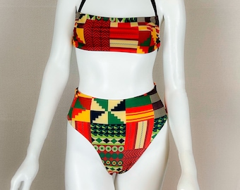 African Swimsuits for Women. African Swimwear Bikini. African Bathing ...