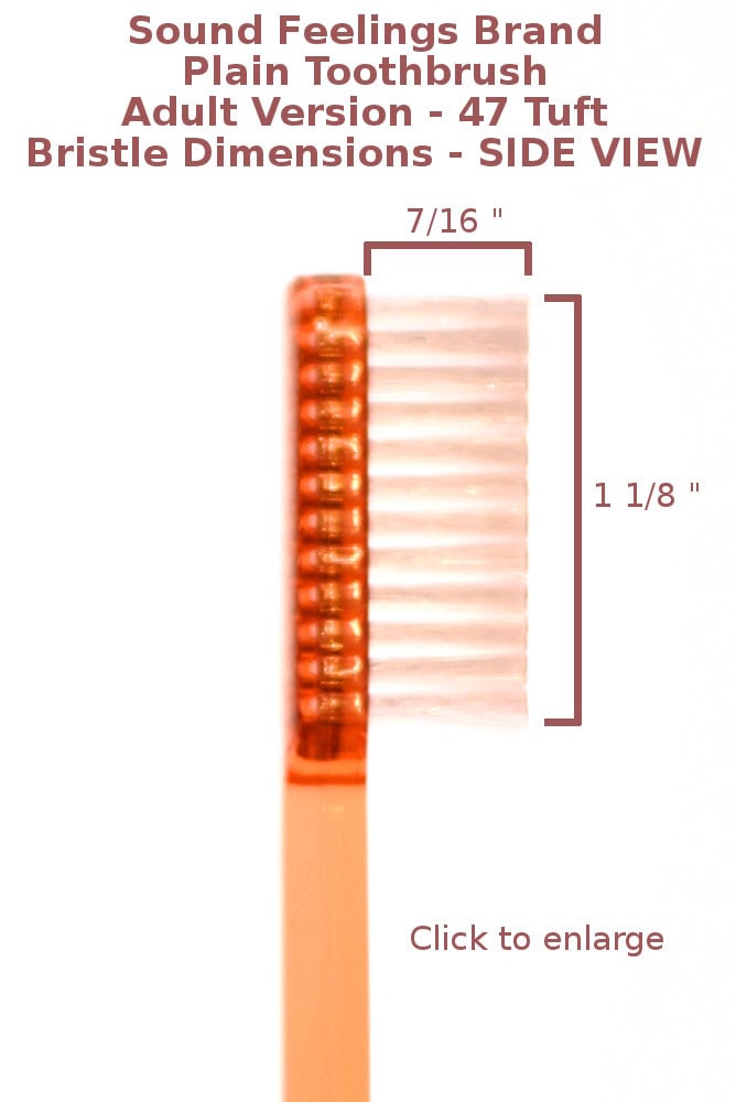 New Vintage Toothbrushes 4-pack Extra Soft, Soft, Medium, Hard, Extra ...