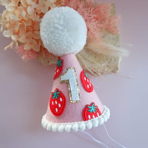 Berry First Party Hat - Berry First Birthday Hat - Birthday Party Hat ...