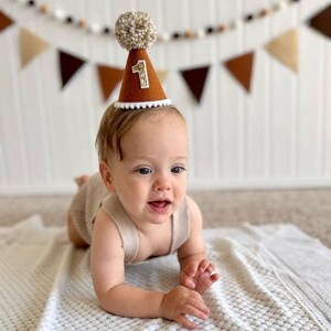 Rust Birthday Hat - Rust Party Hat - First Birthday - Birthday Party ...