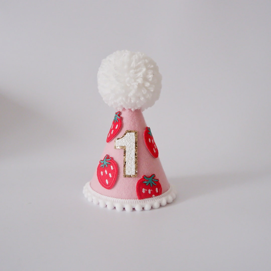 Berry First Party Hat - Berry First Birthday Hat - Birthday Party Hat ...