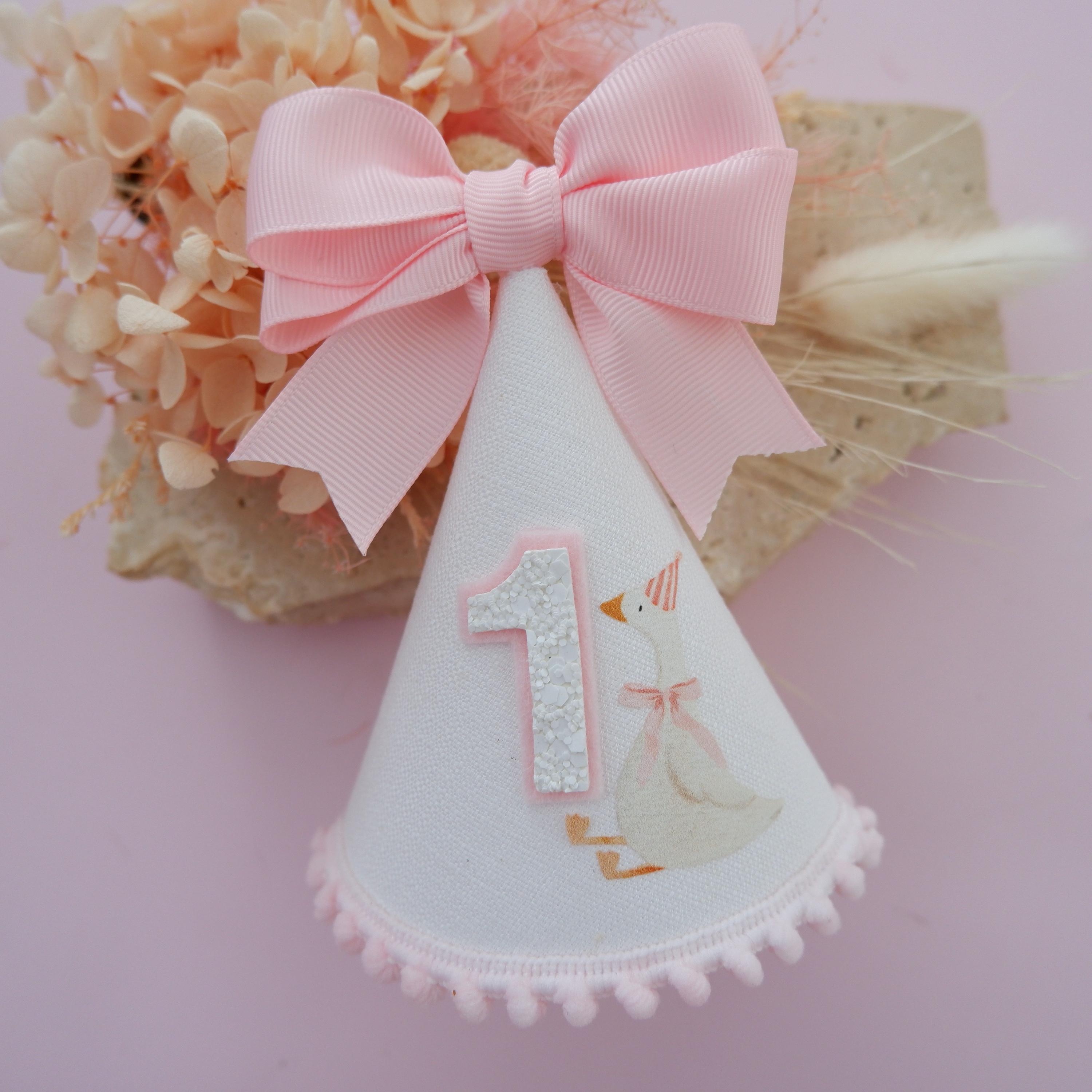 Bow One Silly Goose Party Hat - Goose on the Loose Birthday Hat ...
