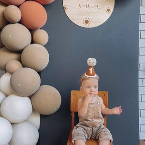 Rust Birthday Hat - Rust Party Hat - First Birthday - Birthday Party ...