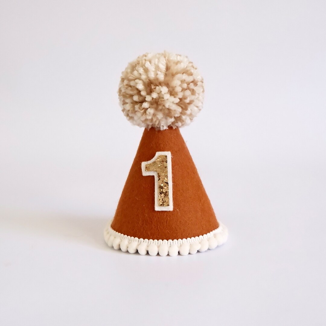 Rust Birthday Hat - Rust Party Hat - First Birthday - Birthday Party ...