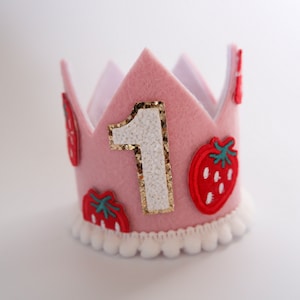 Berry First Crown Set - Berry First Crown - First Birthday - Strawberry ...