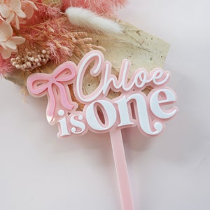 White Pink Bow Party Hat - White Pink Bow Birthday Hat - Birthday Party ...