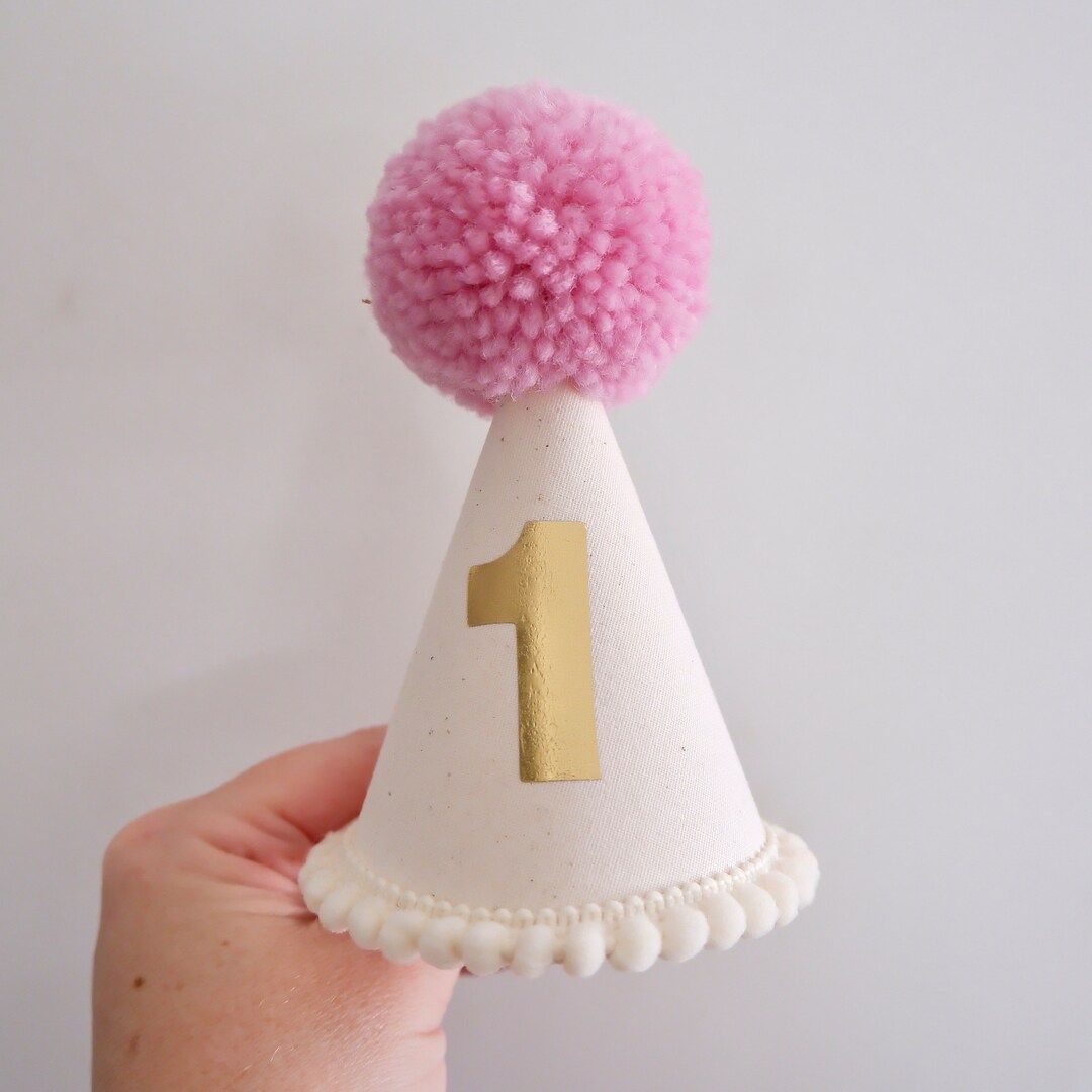 Candy Pink Neutral Party Hat - Candy Pink Neutral Birthday Hat ...