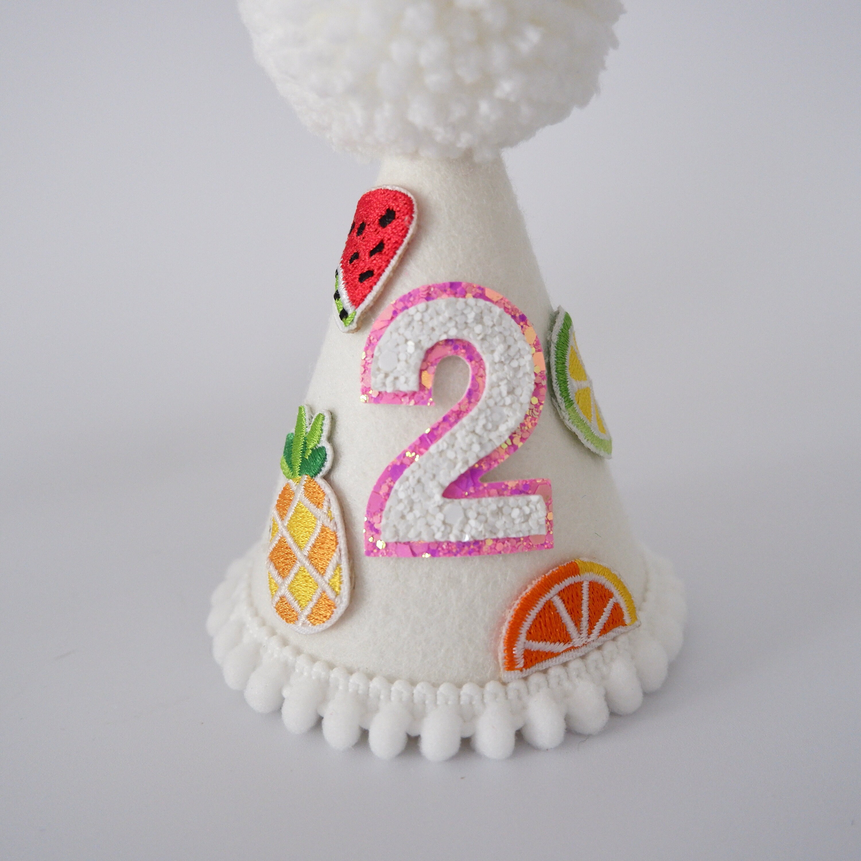 Tutti Frutti Party Hat - Twoti Frutti Birthday Hat - Birthday Party Hat ...