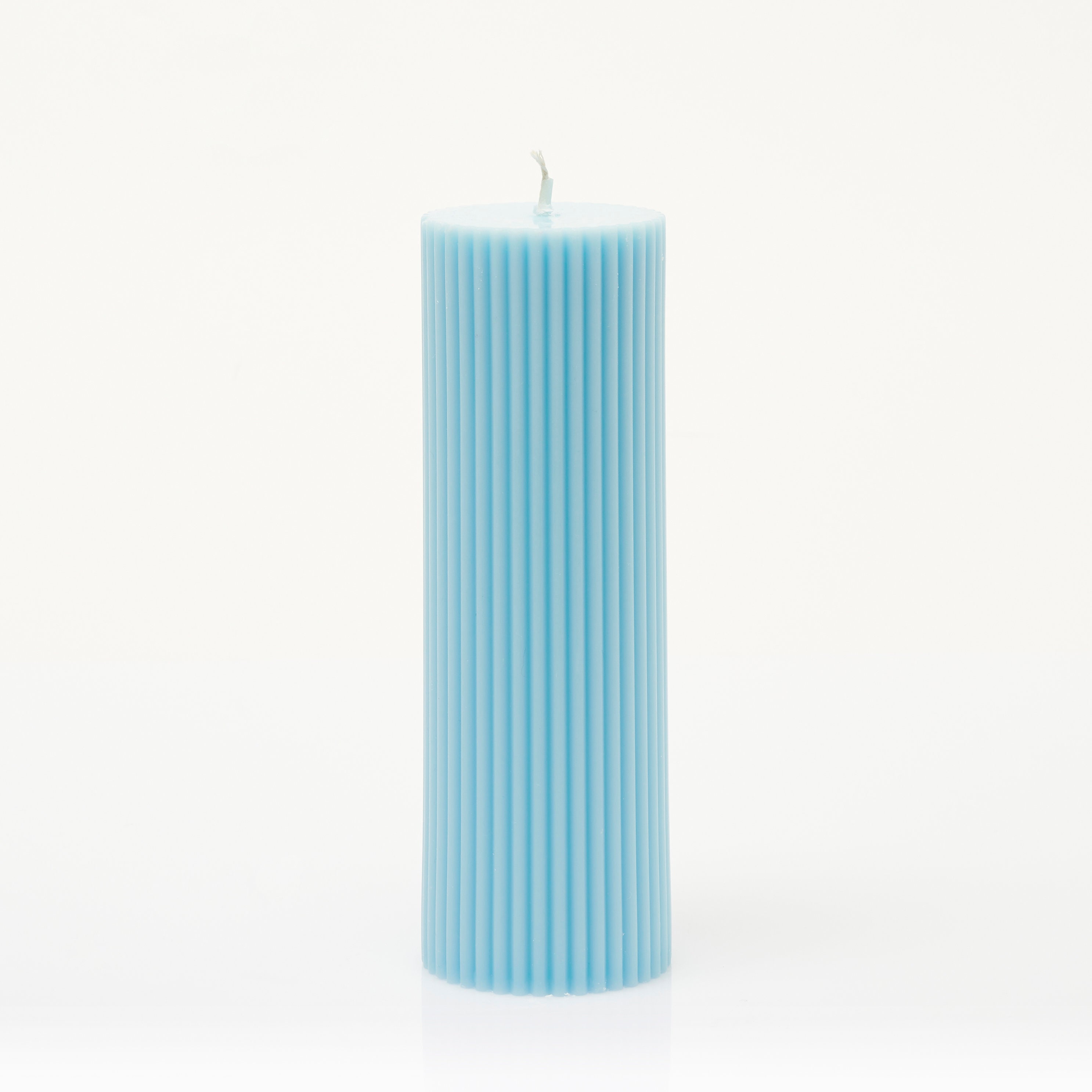 Pastel Coloured Fluted Pillar Candles - Etsy