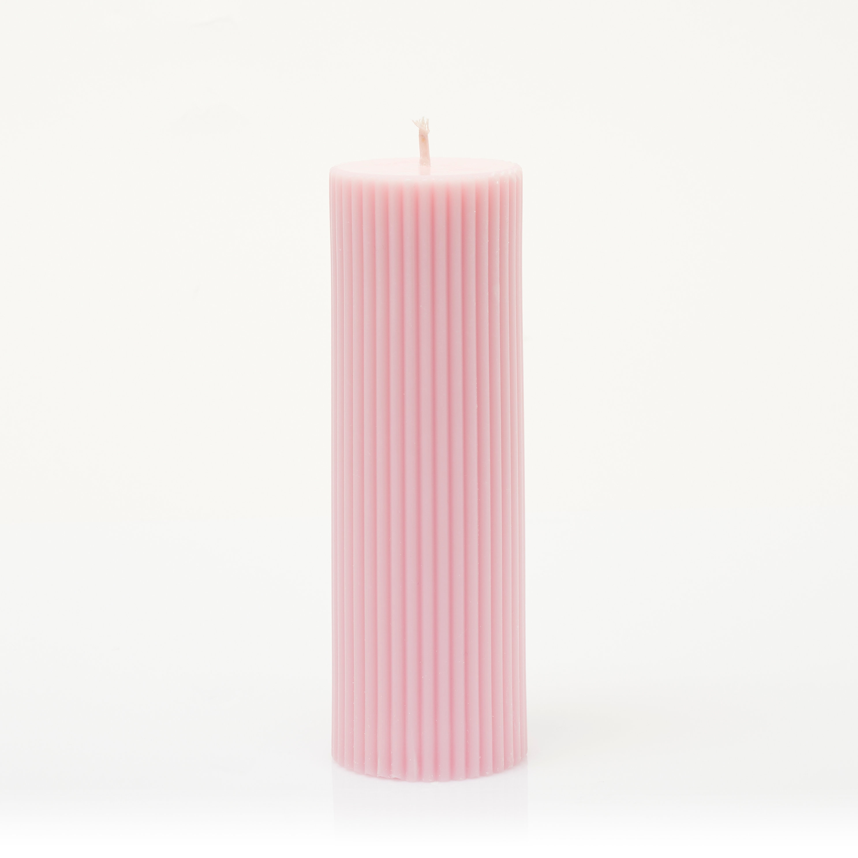 Pastel Coloured Fluted Pillar Candles - Etsy