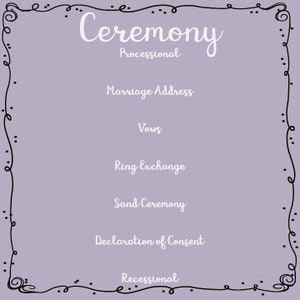 Personalized Wedding Ceremony, Wedding Ceremony Writer, Custom Wedding ...