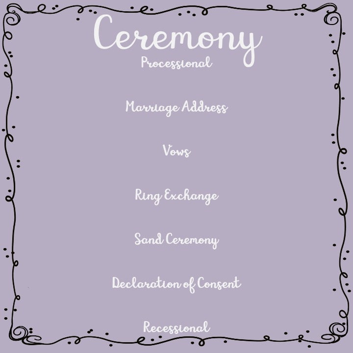 Personalized Wedding Ceremony, Wedding Ceremony Writer, Custom Wedding ...