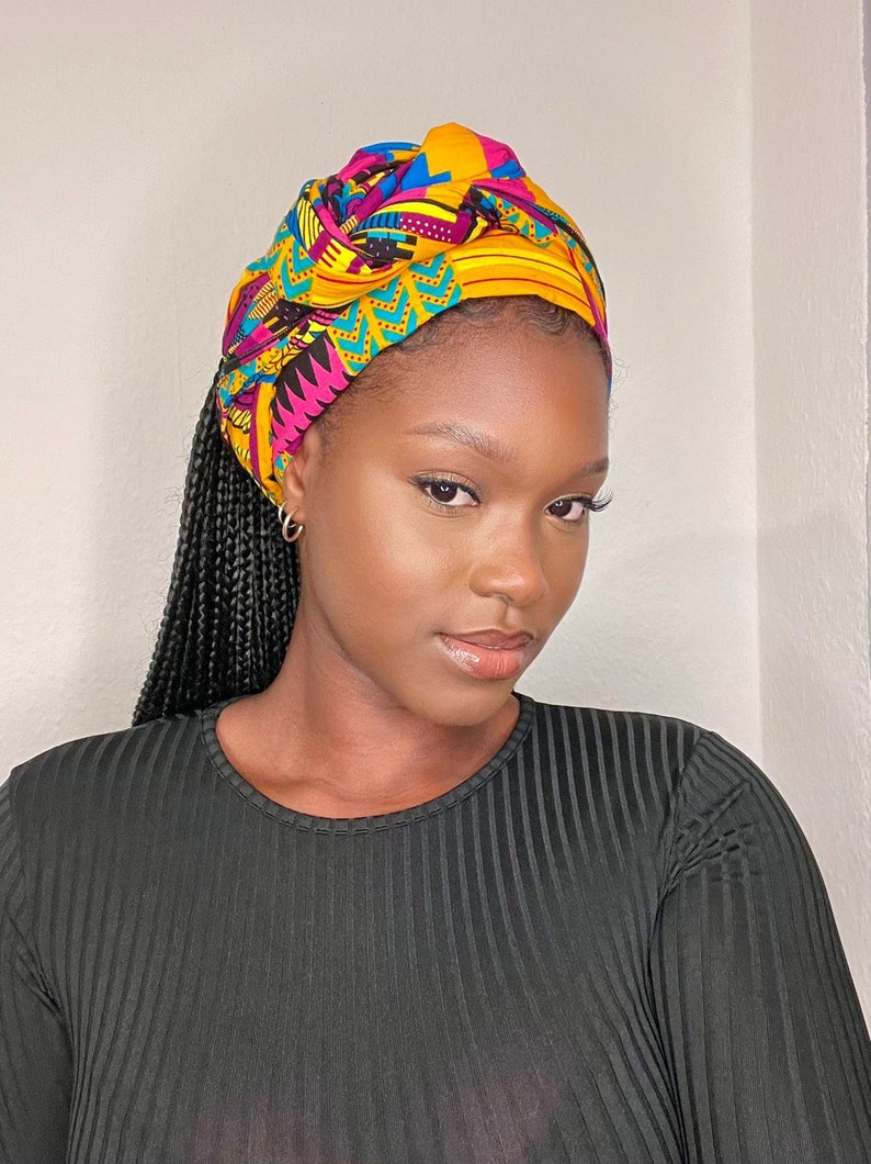 Royal Kente Print, Purple Premium Kente Cloth Head Wrap: Hand Made - Etsy
