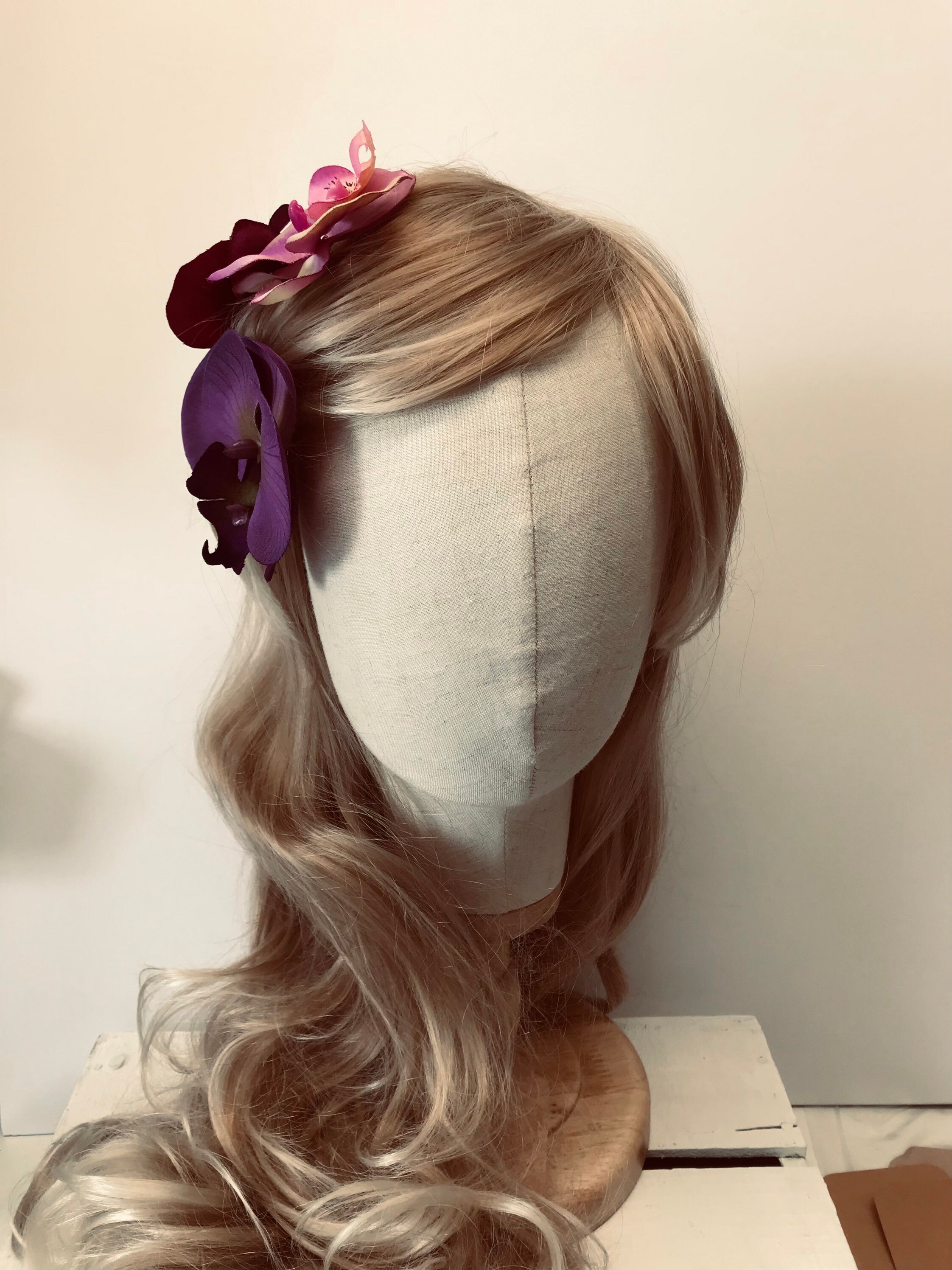 Tropical Light Pink Orchid Hair Clip. Flower Hair Clip. Hair - Etsy