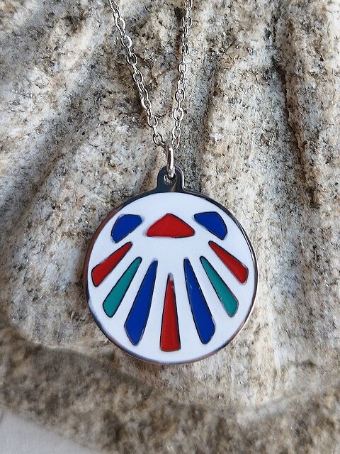 Concha Del Camino Set in Stainless Steel and Enamel. - Etsy