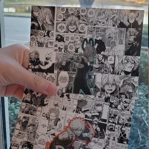 MHA Manga Panel Mini Prints - Etsy