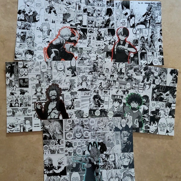 My Hero Academia Manga Panels - Etsy