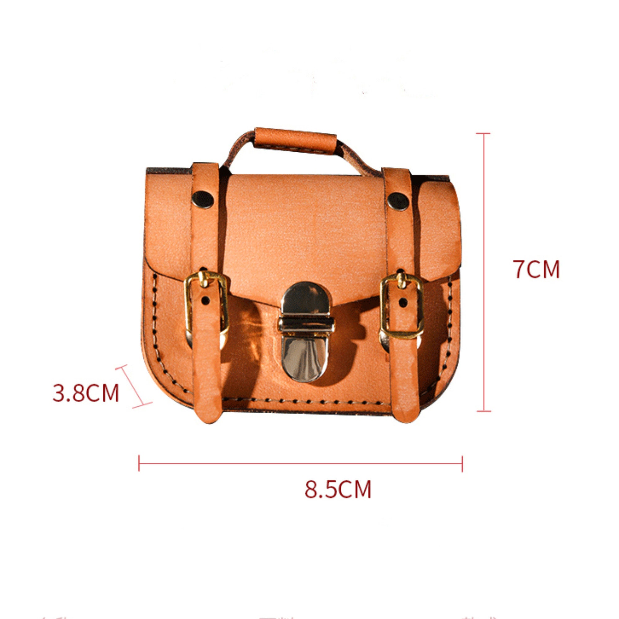 Leather Mini Bag DIY Kit. Airpods Case Craft Kit. Miniature - Etsy