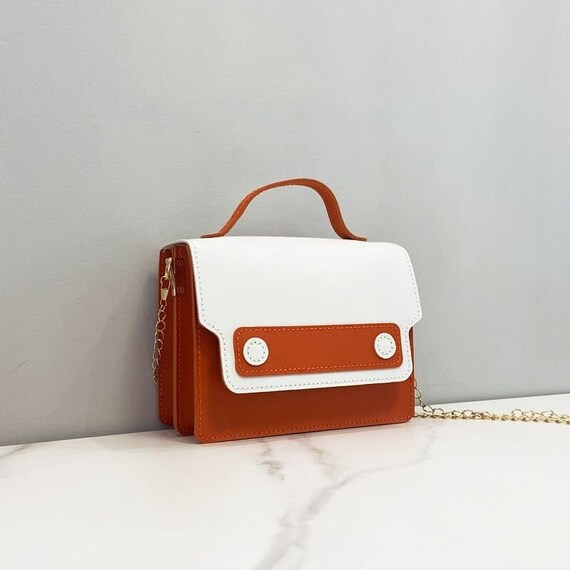 Chain Shoulder Bag DIY Kit. Leather Craft Kit. Handmade Bag | Etsy