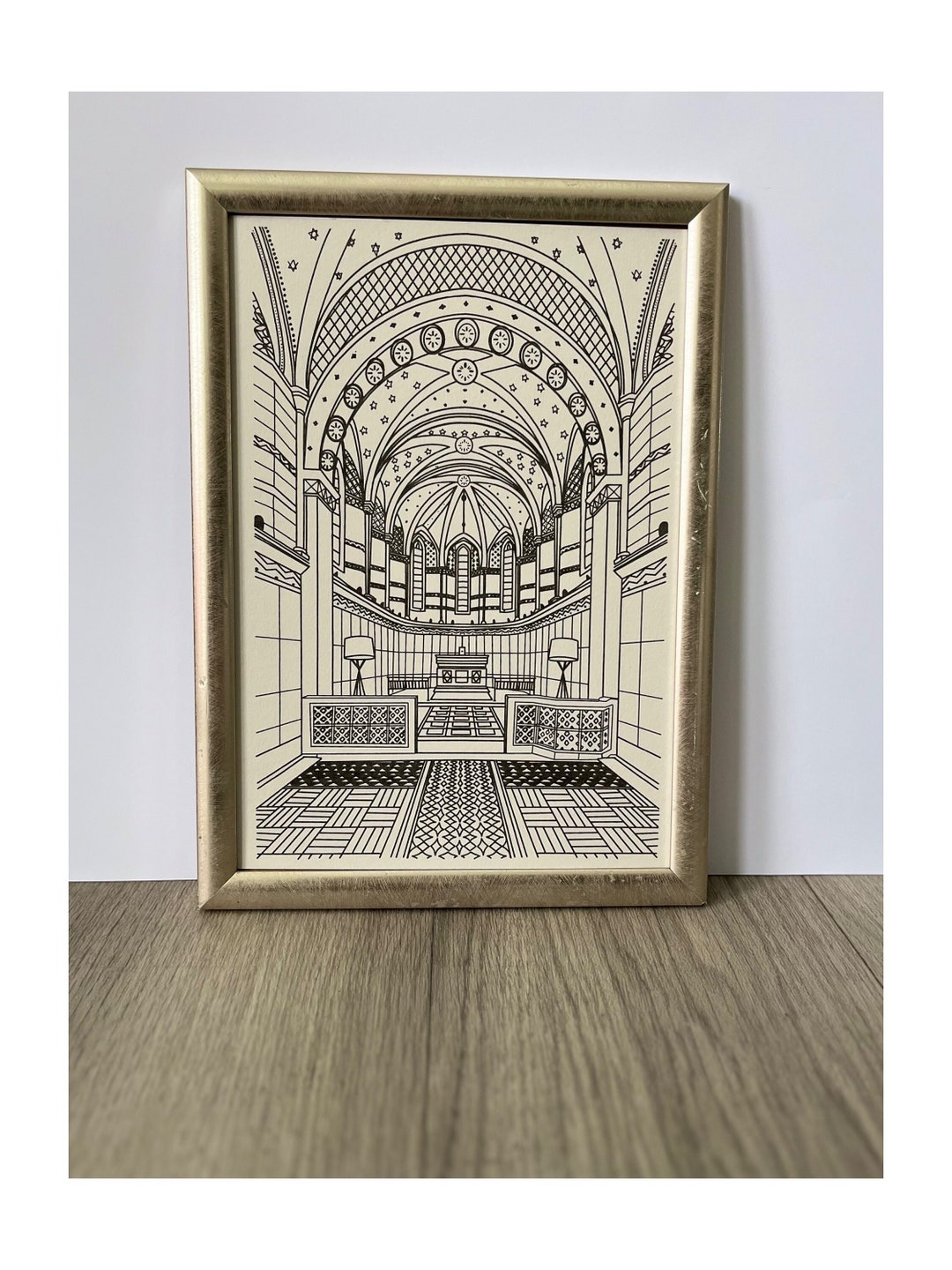 Fitzrovia Chapel Venue Illustration: Bespoke Line Drawing Print - Etsy