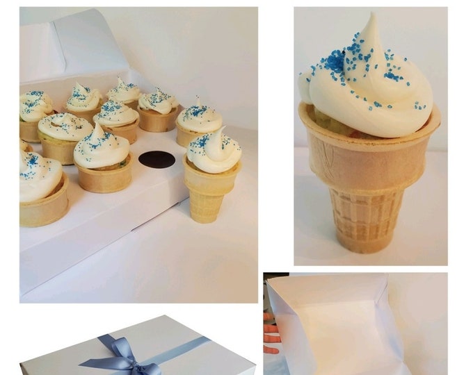 Cupcake Cone Box - Etsy