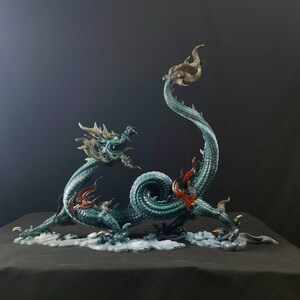 Blue Dragon / Qing Long Copper Ornament Handmade Home and Office ...