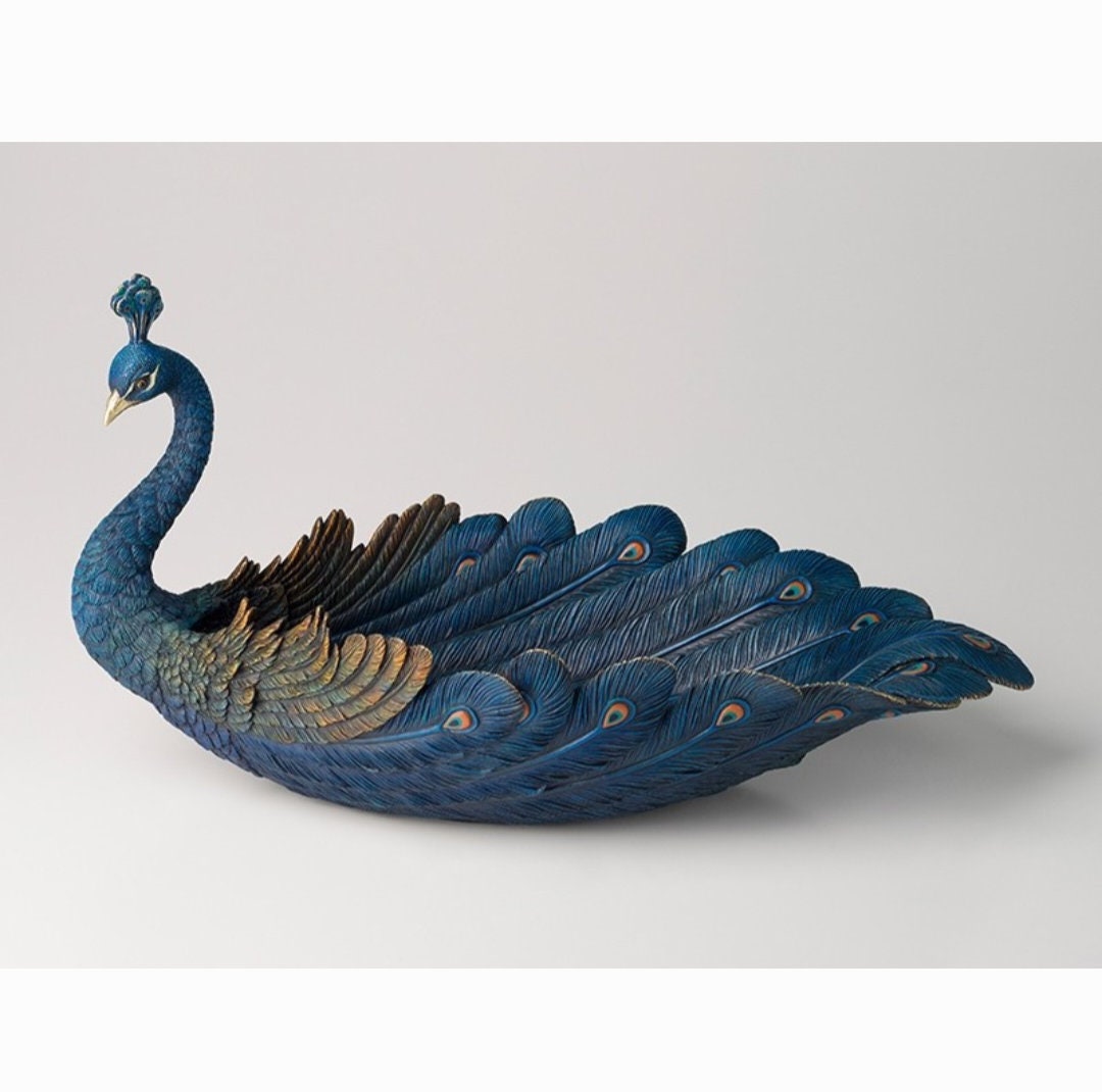 Peacock Fruit Tray Brass Crafts Brass Ornament Handmade Home and Office ...