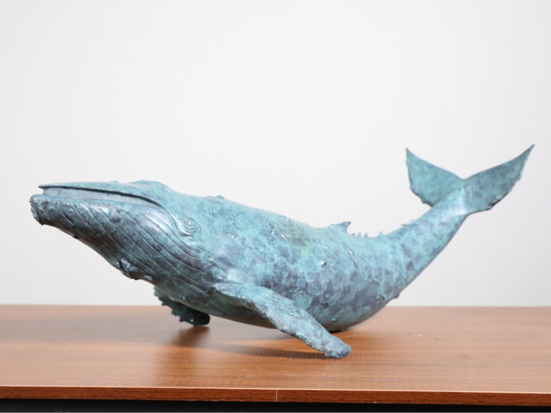 Blue Whale Brass Crafts Brass Ornament Handmade Decoration - Etsy